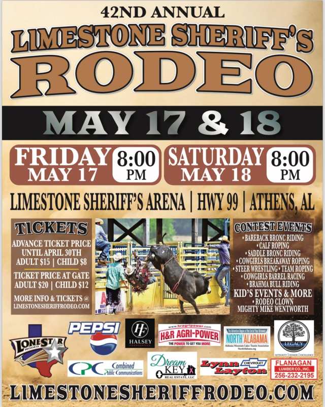 Limestone Sheriff's Rodeo – The Largest Outdoor Rodeo East of the ...